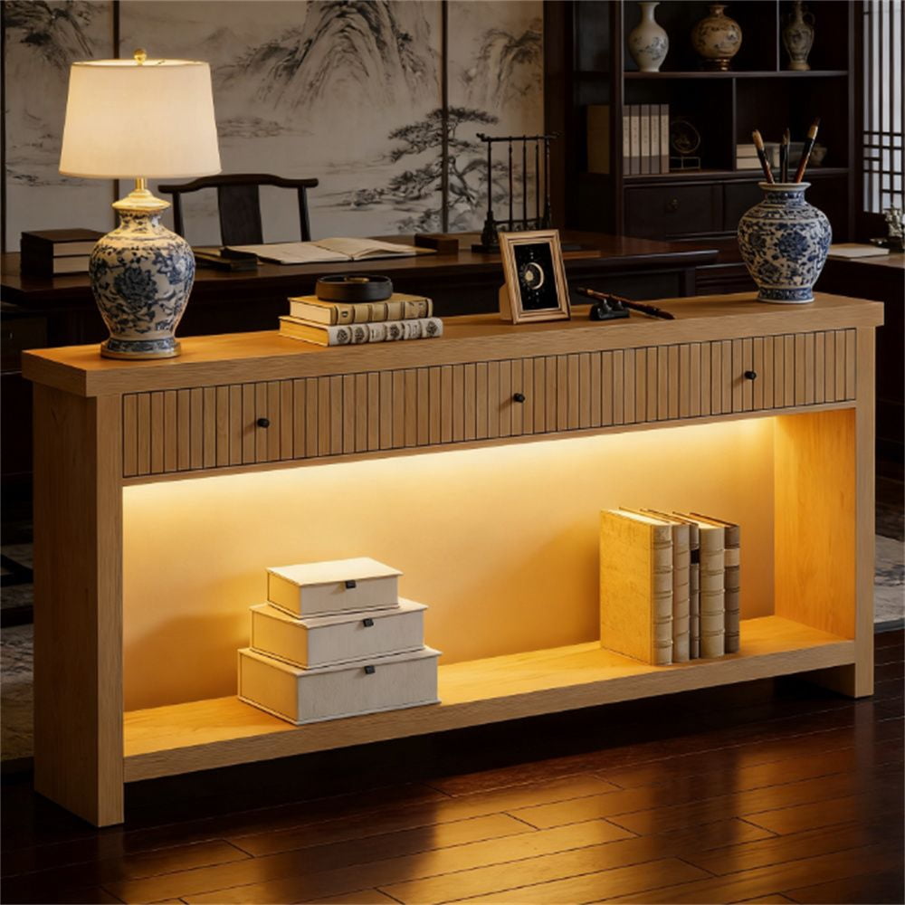 Main console, foyer table, rectangular sofa table with storage space ...