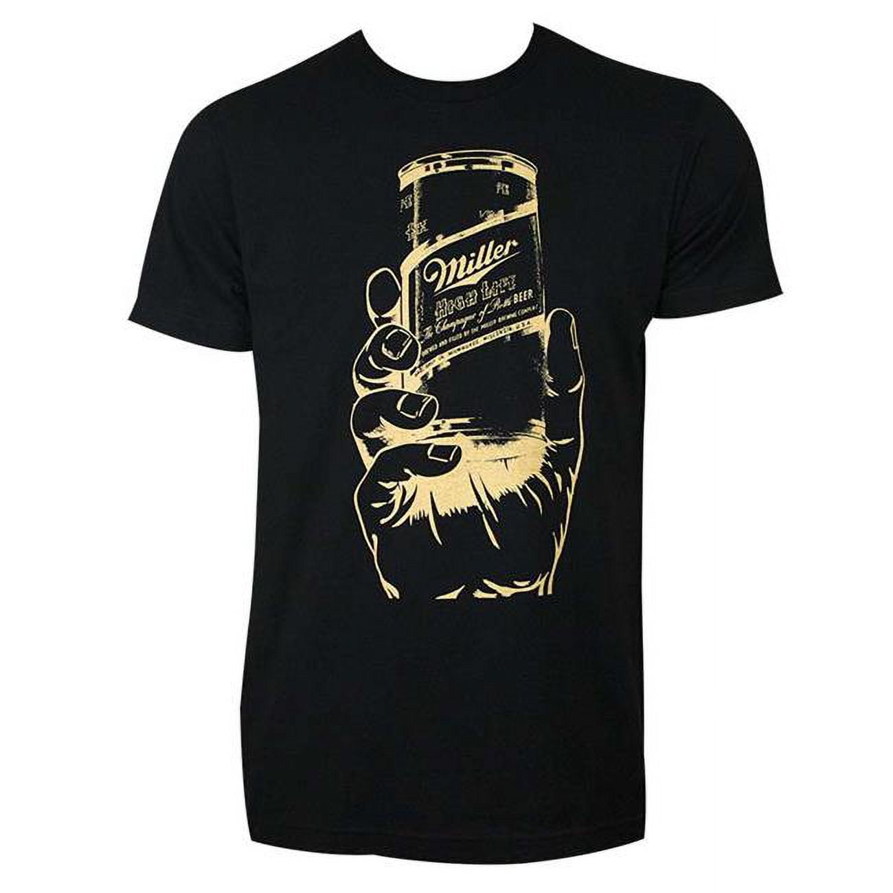 MainMerch 37350L Miller High Life Can in a Hand Shirt for Men - Large ...