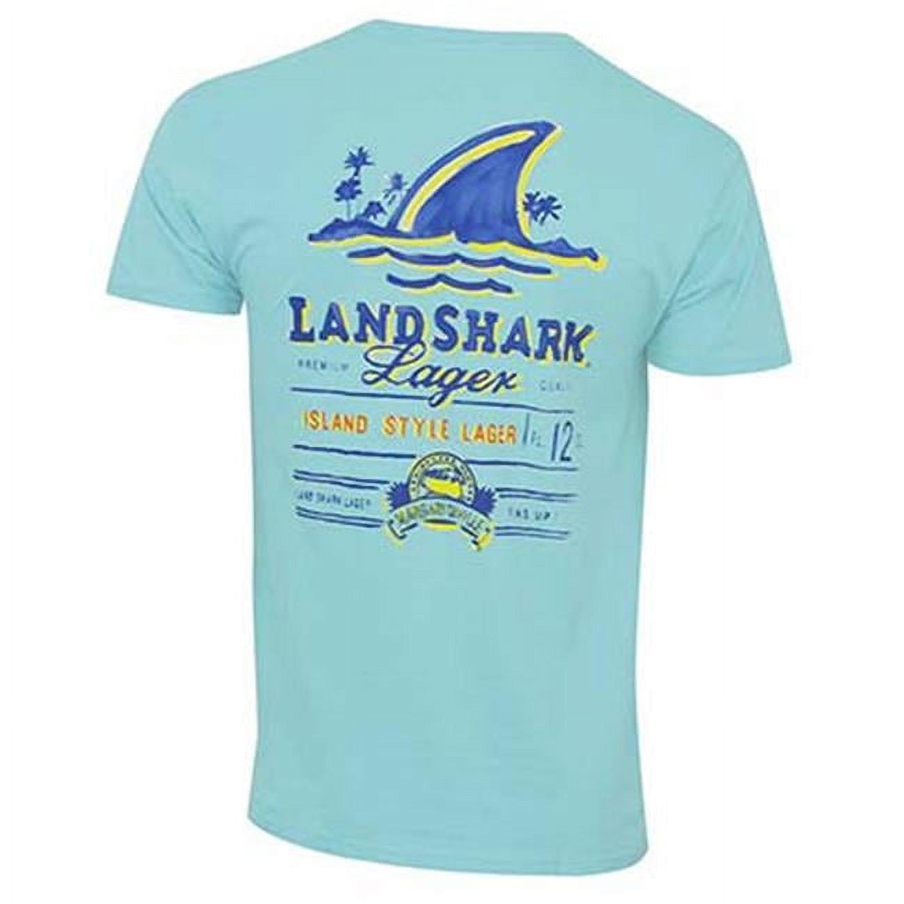 MainMerch 38890XL Landshark Logo T-Shirt for Men, Mint Green - Extra ...