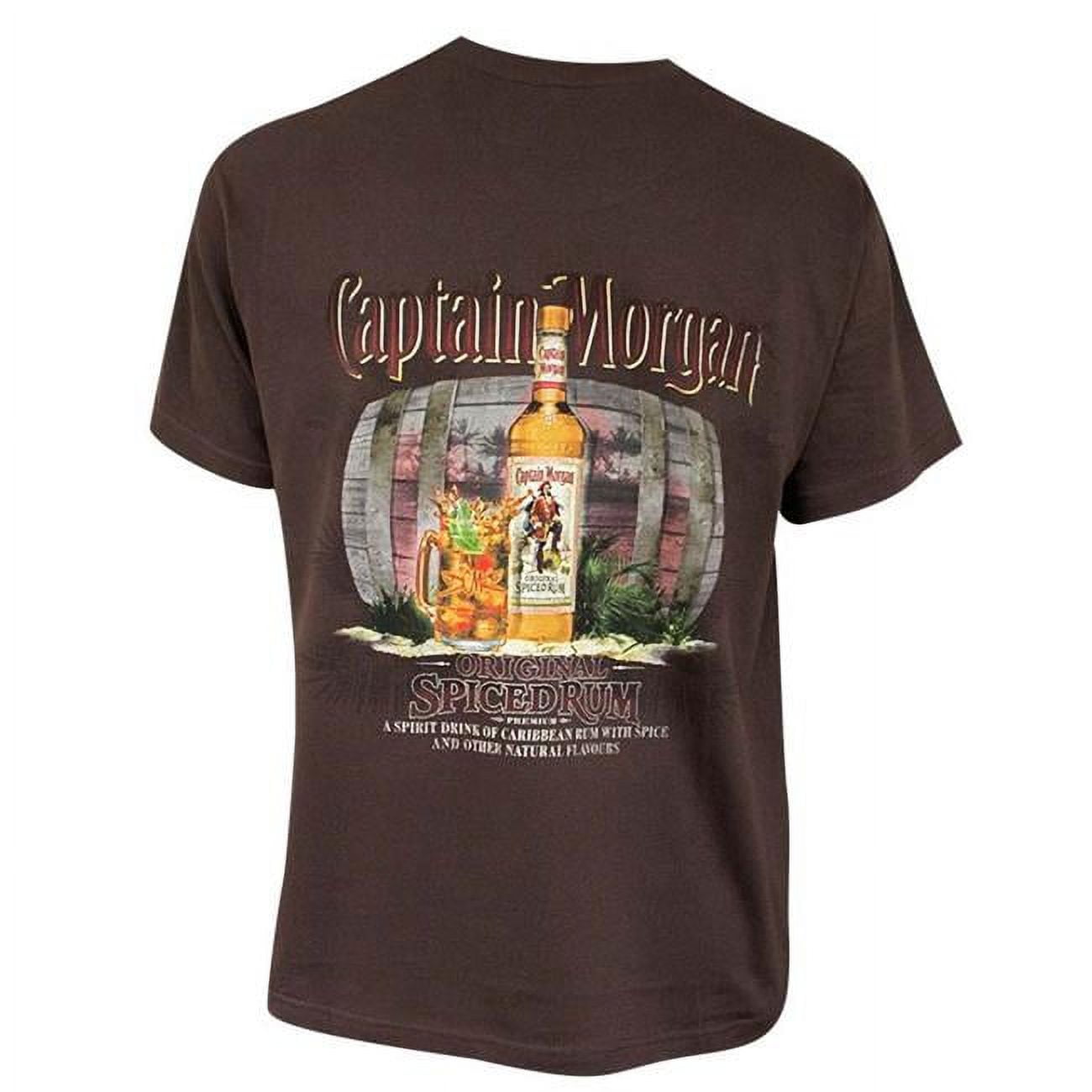 MainMerch 40478M Captain Morgan Spiced Rum T-Shirt for Men - Medium ...
