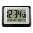 Mainstays Digital Atomic Calendar Clock with Temperature, Alarm, Snooze ...