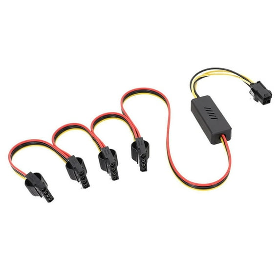 Mainboard 4Pin CPU to 4Pin Molex Hard Disk Power Connection Extension ...