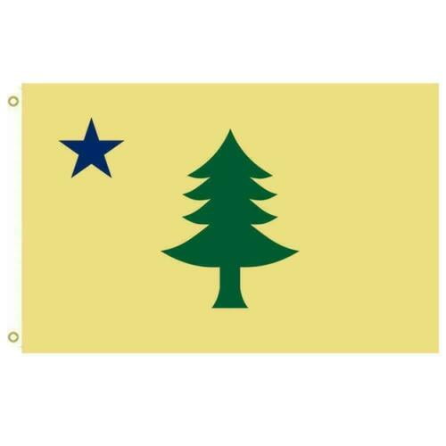 Maine 1901-1909 Flag Maine Flag 1901-1908 Flag outdoor Flag Flying flag ...