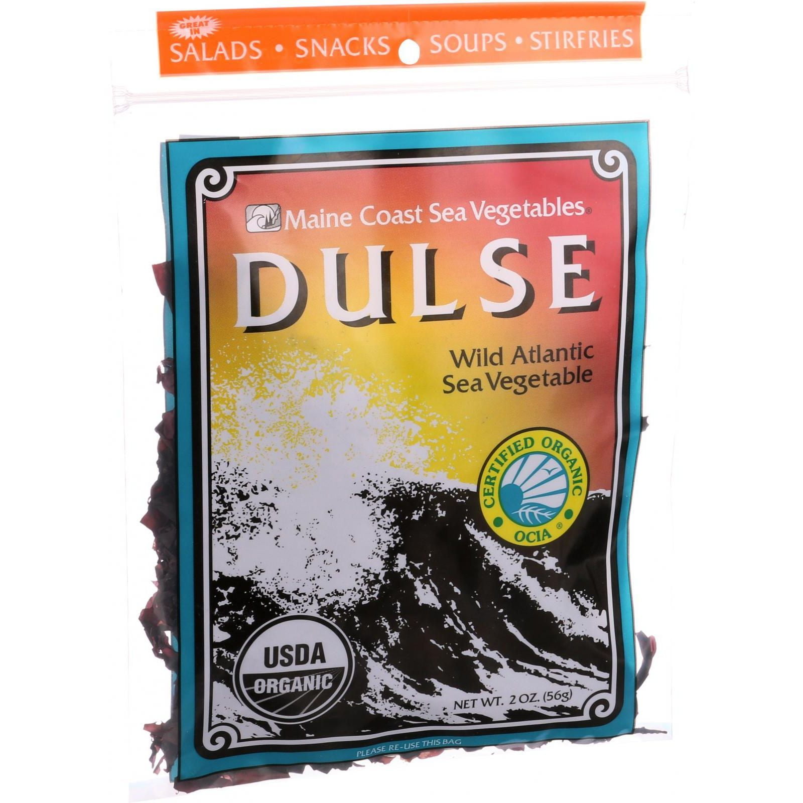 Maine Coast Organic Sea Vegetables - Dulse - Whole Leaf - 2 oz - 2 Pack ...