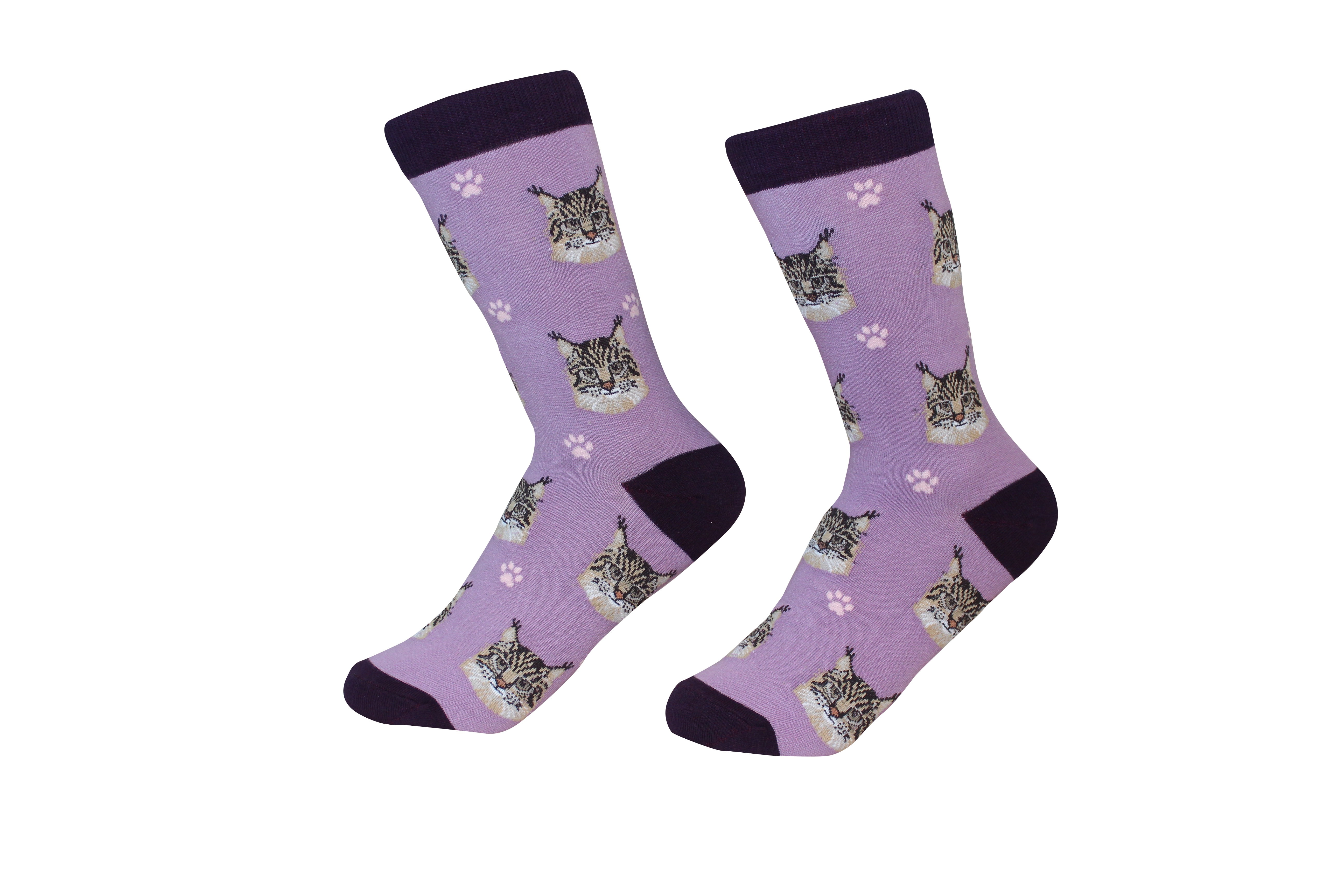 Maine Coon Cat Breed Socks Unisex Sock Daddy by E&S Pets - Walmart.com