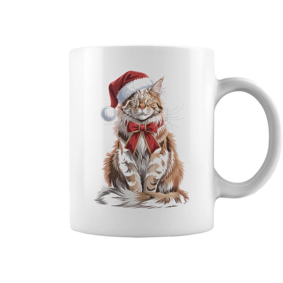 Maine Coon Christmas TriBlend Coffee Mugs - Walmart.com