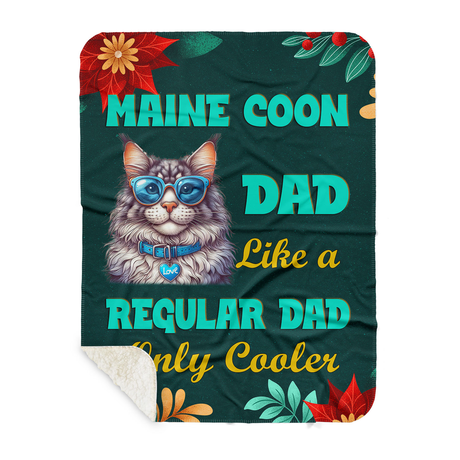 Maine Coon Dad Like a Regular Dad Only Cooler Happy Father's Day Cozy ...