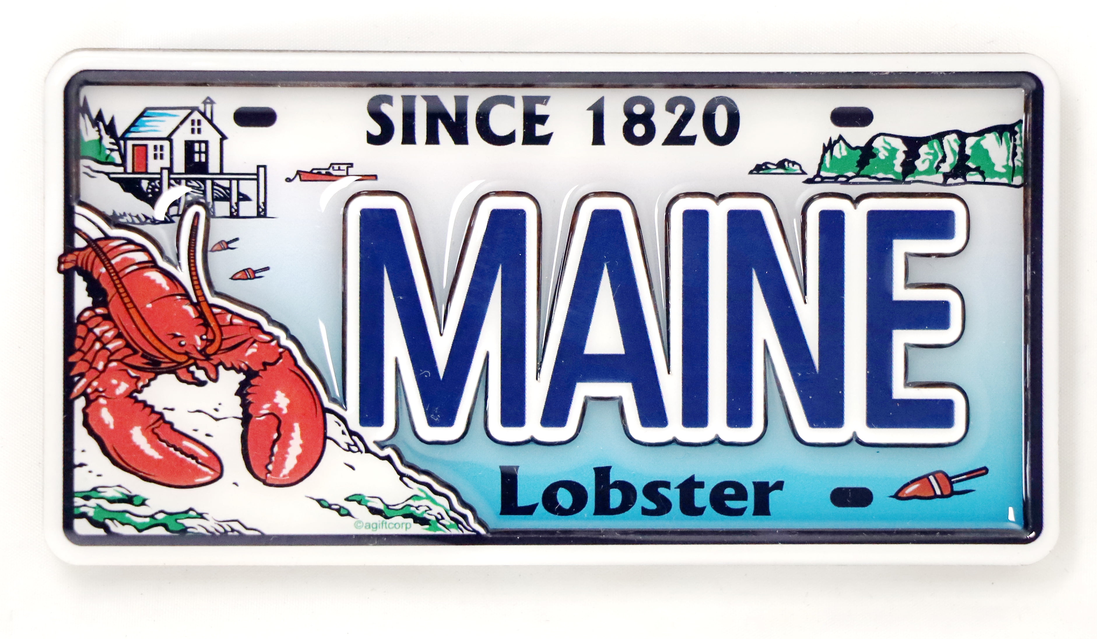 Maine License Plate Dual Layer MDF magnet - Walmart.com