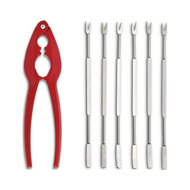 Maine Man Lobster Cracker and Seafood Pick Set, Includes 1 Red Lobster ...