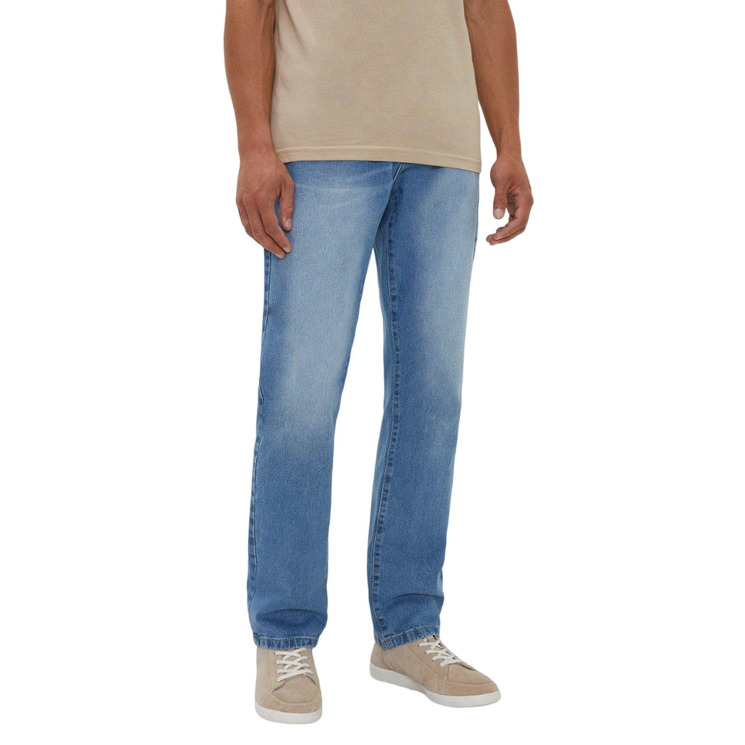 Maine Mens Stone Wash Straight Jeans - Walmart.com