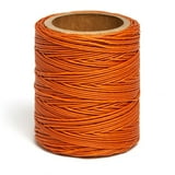 Maine Thread, Braided Waxed Cord, 70 yard spool, Burnt Orange - Walmart.com
