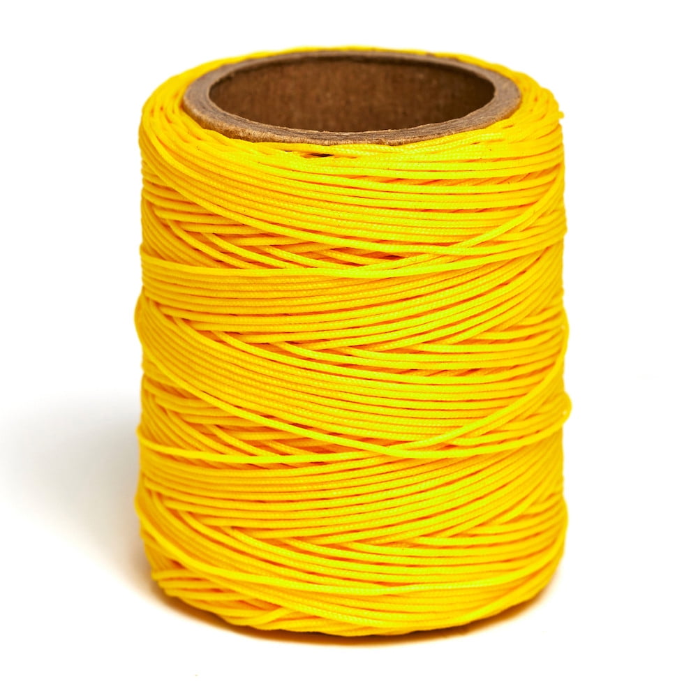 Maine Thread, Braided Waxed Cord, 70 yard spool, Canary - Walmart.com