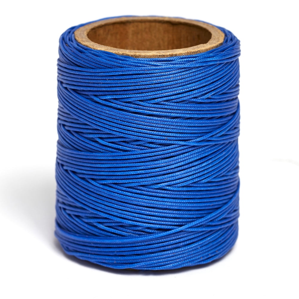 Maine Thread, Braided Waxed Cord, 70 yard spool, Cobalt - Walmart.com