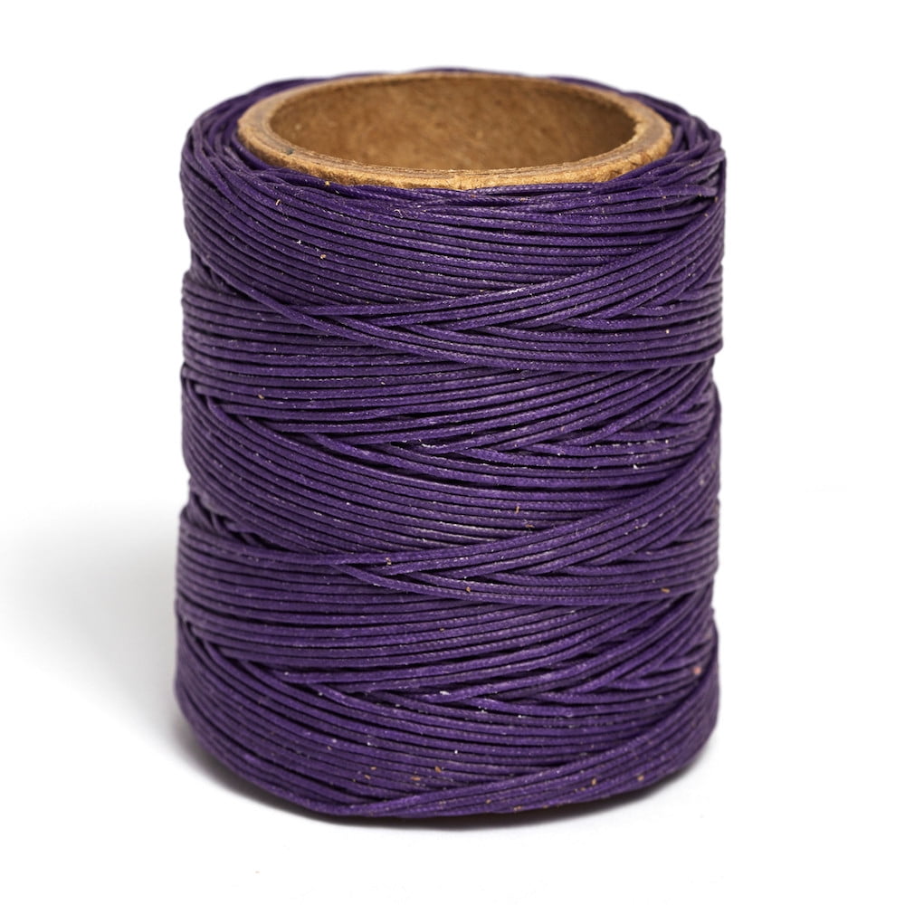 Maine Thread, Braided Waxed Cord, 70 yard spool, Purple - Walmart.com