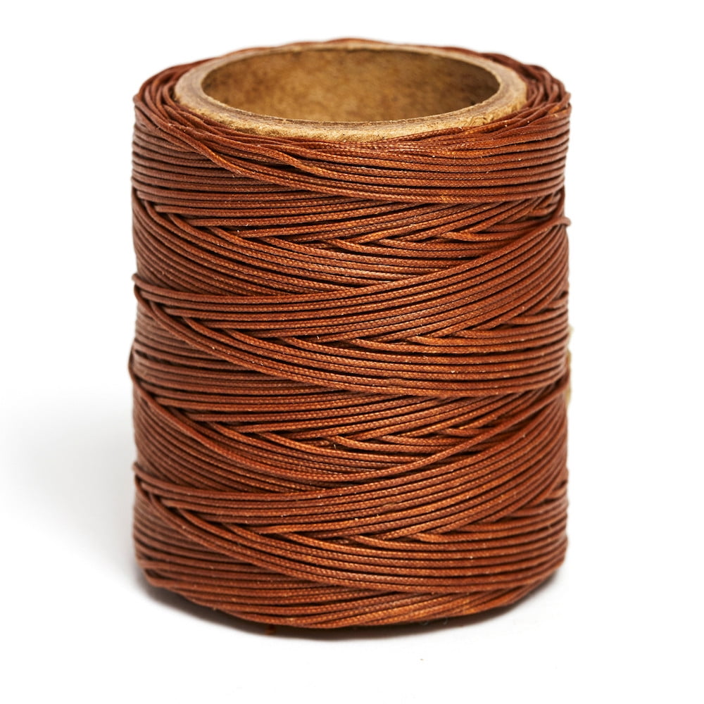 Maine Thread, Braided Waxed Cord, 70 yard spool, Russet - Walmart.com