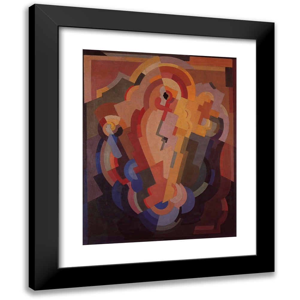 Mainie Jellett 15x18 Black Modern Framed Museum Art Print Titled ...