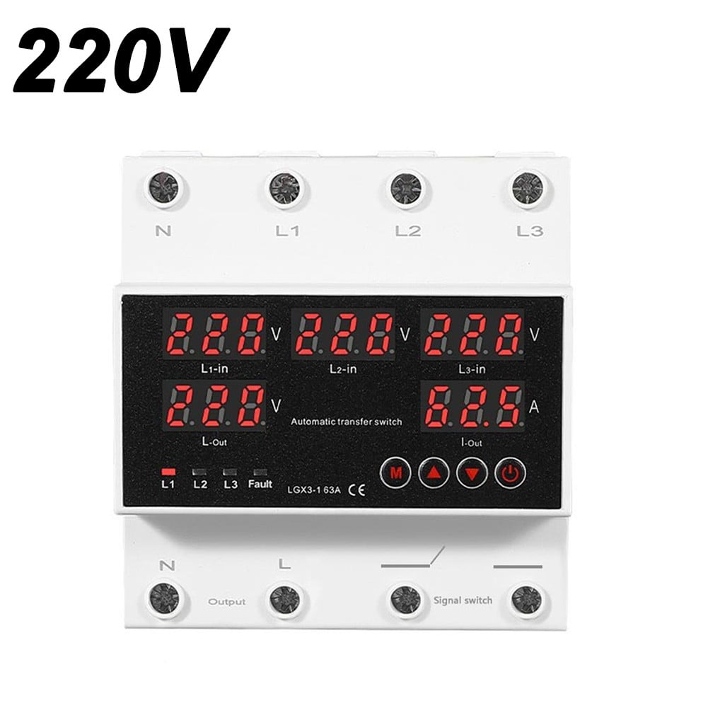 Mains Generator Inverter Automatic Transfer Switch With Real Time ...