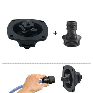 Water Pressure Regulator Valve, RV Brass with Gauge and Inlet Screened ...