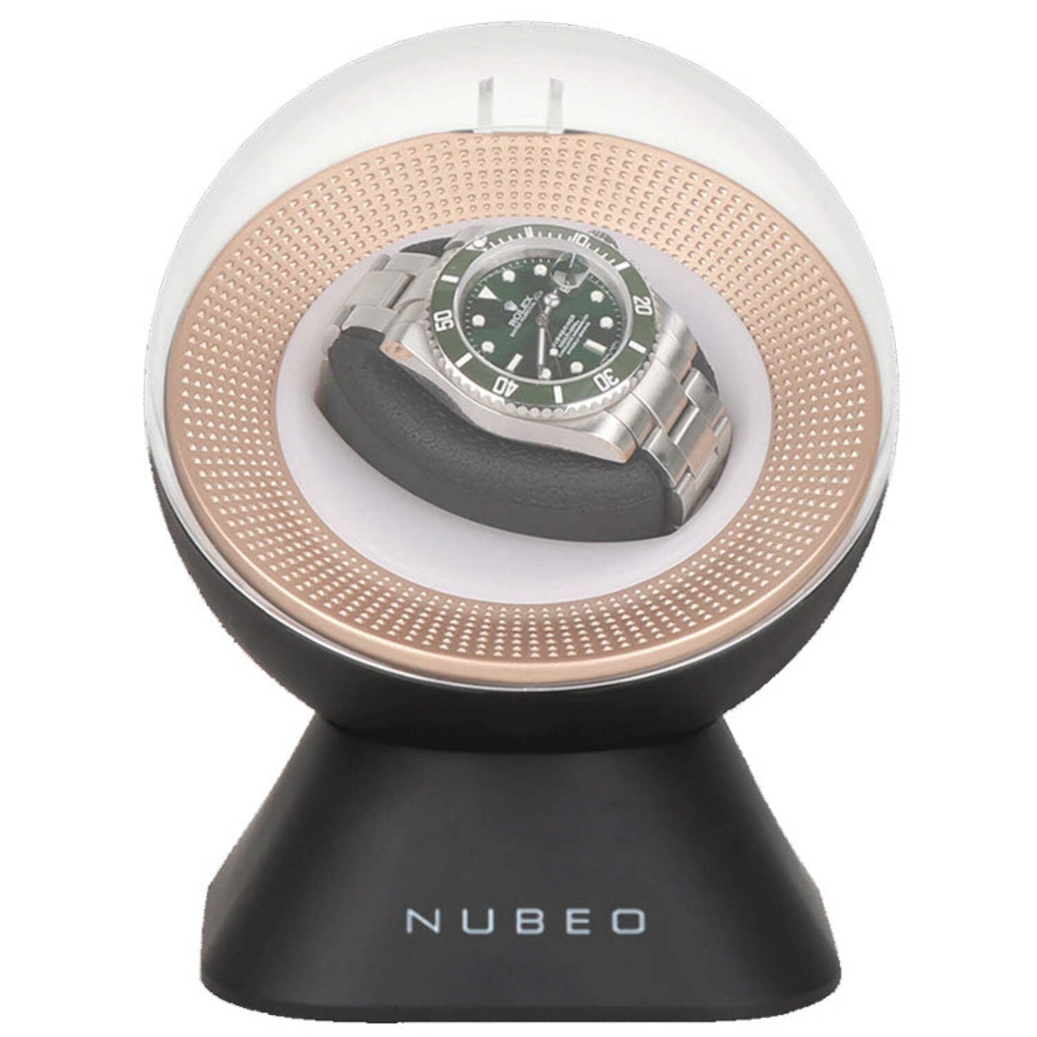 Mainspring x Nubeo Satellite Single Slot Watch Winder Black - Walmart.com