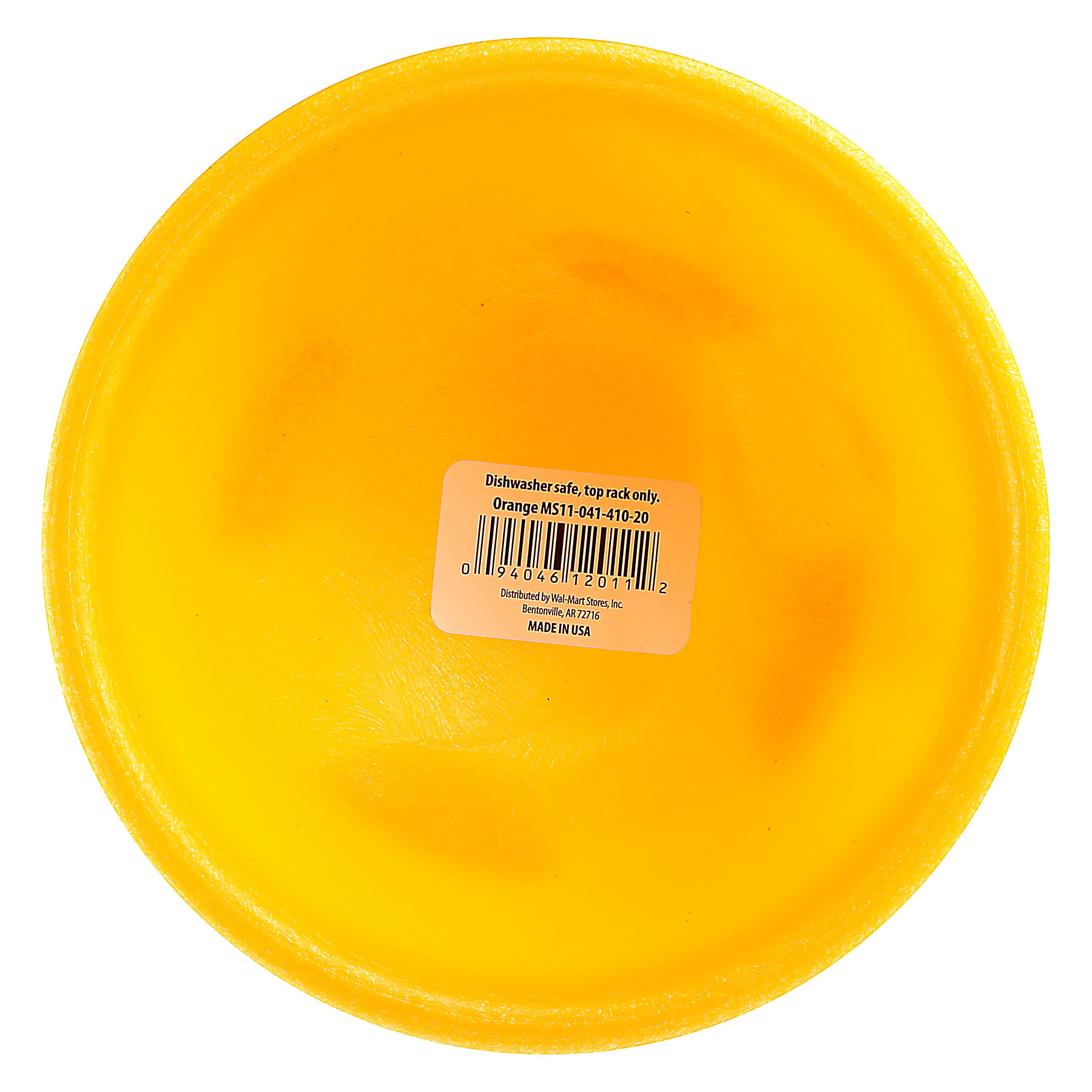 Mainstay Plastic Orange Salsa Dish - Fiesta Bowl for Chips - Walmart.com