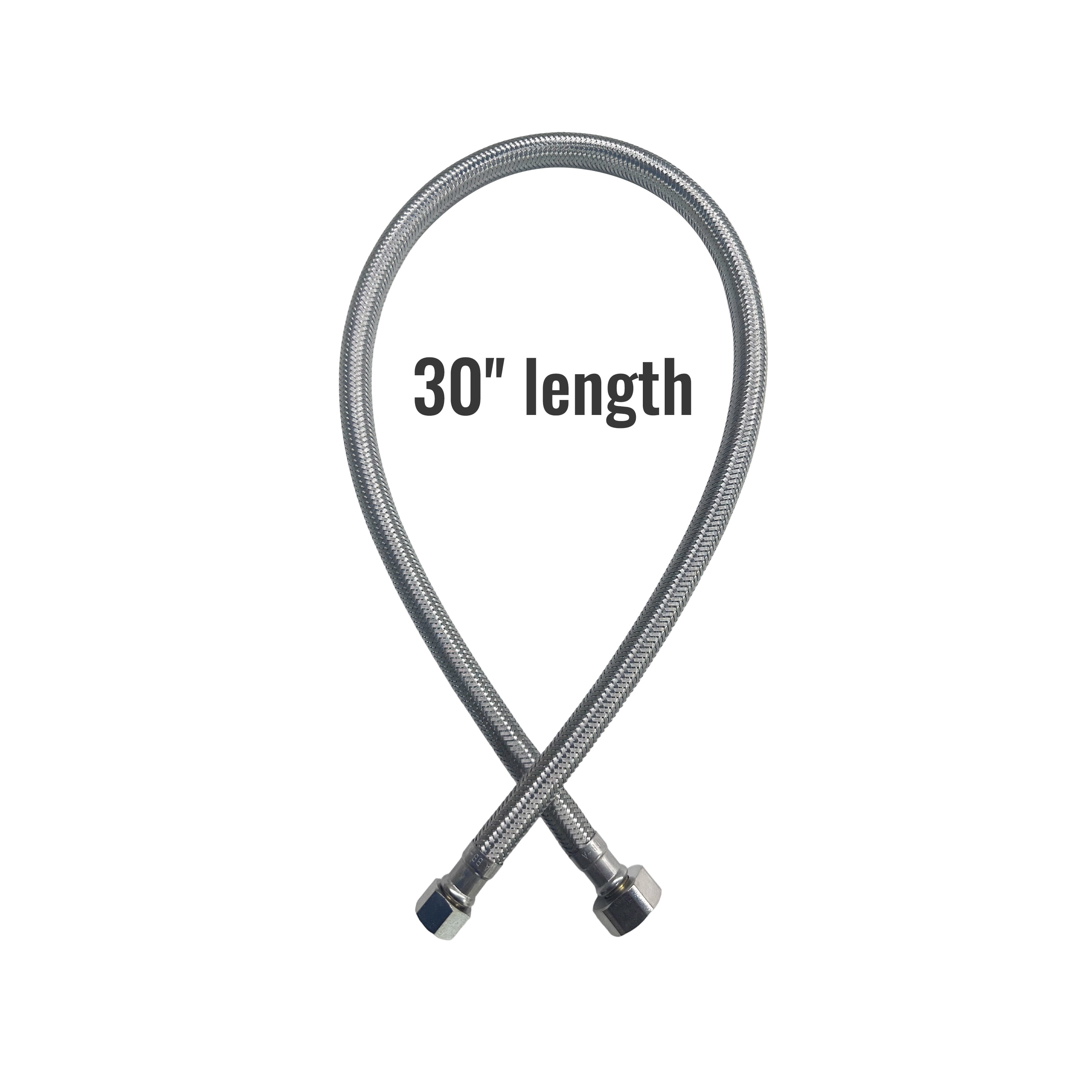 Mainstay 30-Inch Water Supply Line Hose - Premium, Durable Braided ...