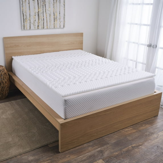 Mainstays 1.25" 7-Zone Mattress Topper, Full - Walmart.com