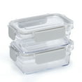 Mainstays 1.9 Cup Tritan Food Storage Containers, Leak-Proof, Airtight ...