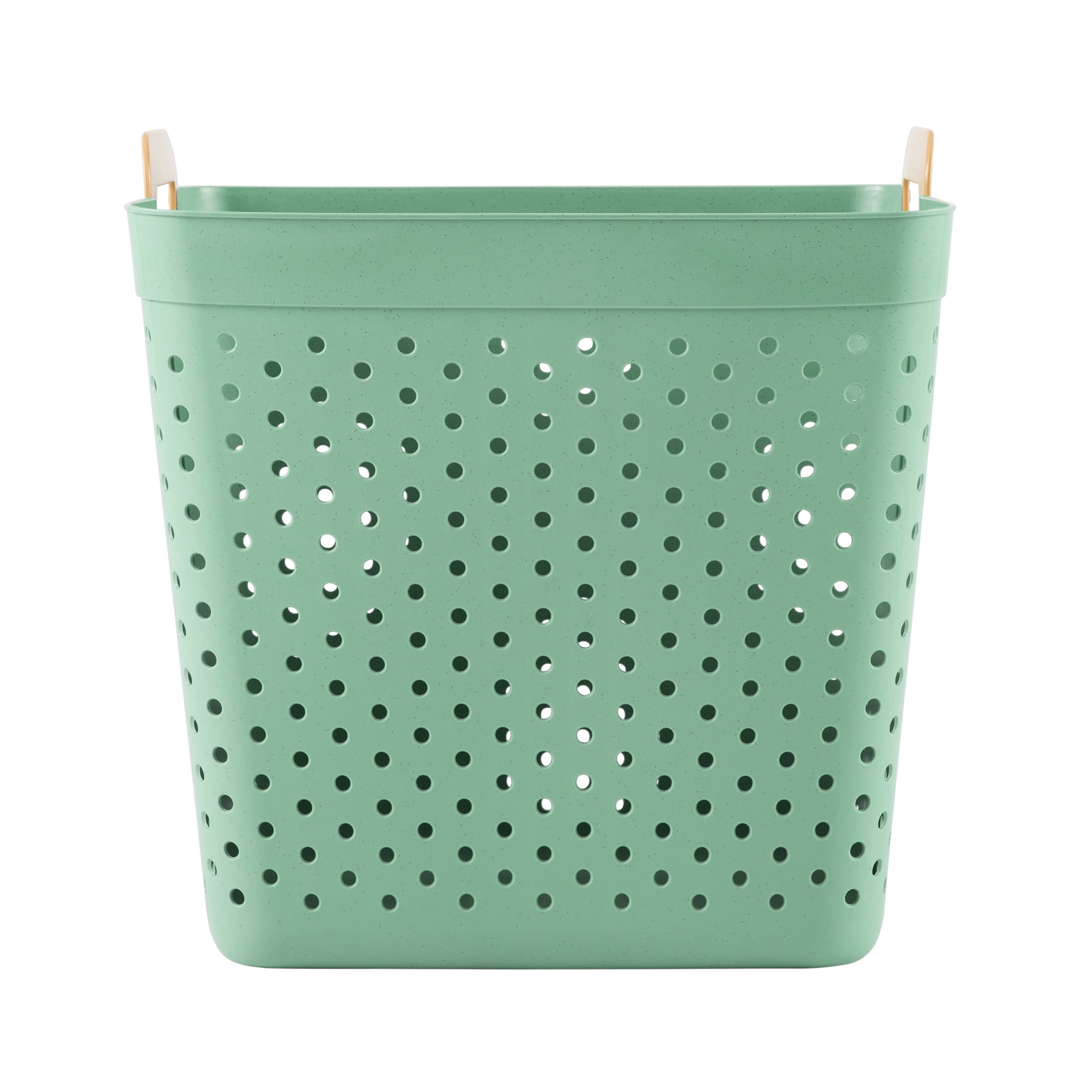 Mainstays Flex Dot Hamper Basket Set of 4 - Sage Green Storage Solution ...