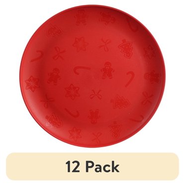 Mainstays - Cream Round Plastic Plate, 10.5 inch - Walmart.com