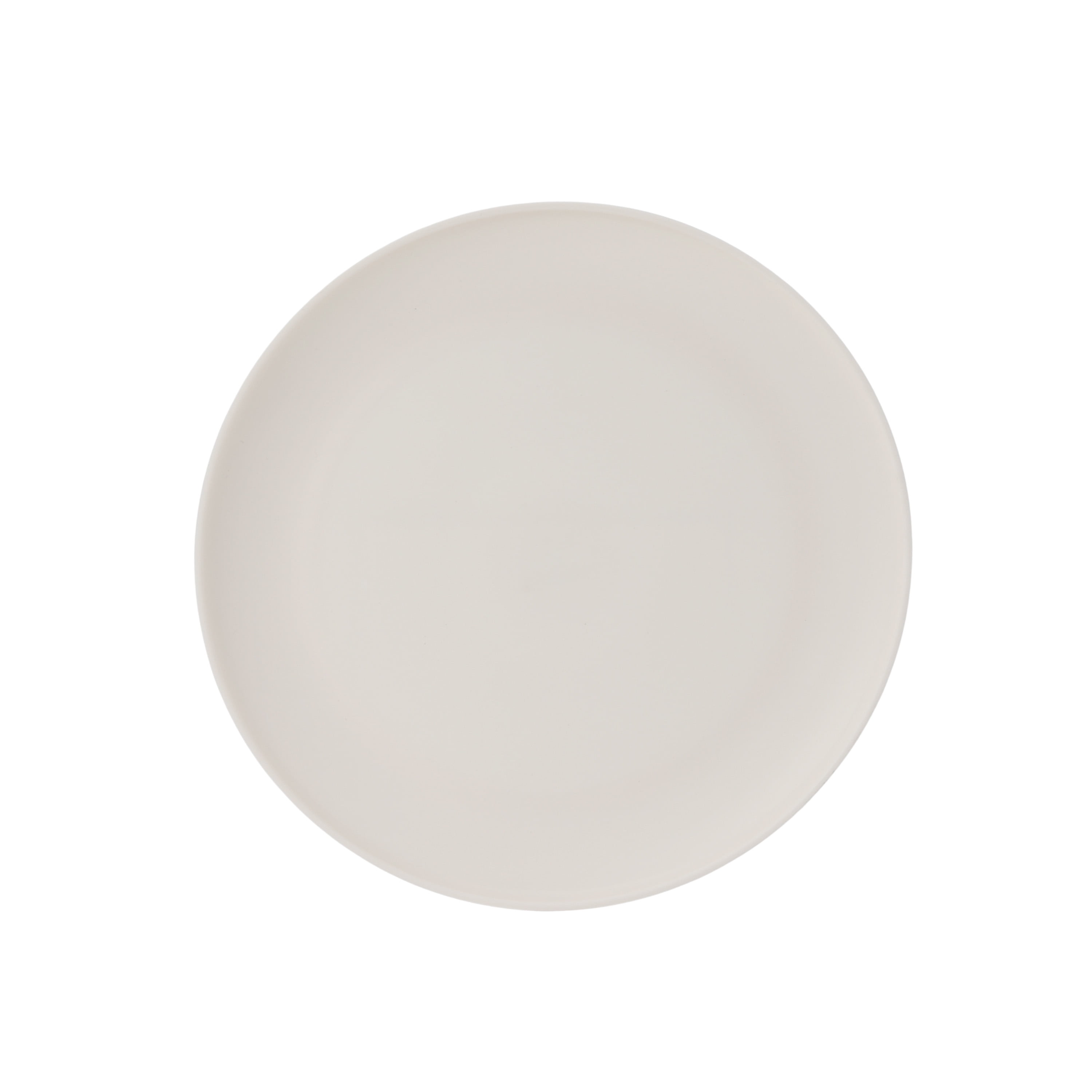 Mainstays 10.5 inch Round Plastic Plate, Cream - Walmart.com