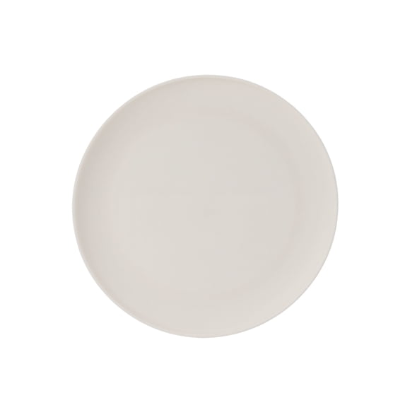 Mainstays 10.5 inch Round Plastic Plate, Cream - Walmart.com