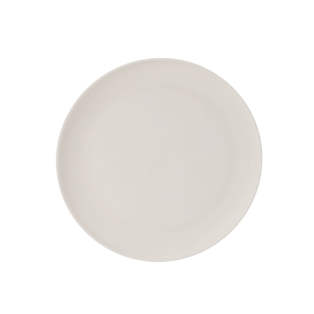 Mainstays 10.5 inch Round Plastic Plate, Cream - Walmart Business Supplies