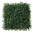 Mainstays 10" x 10" Green Artificial Decorative Boxwood Plant Mat ...