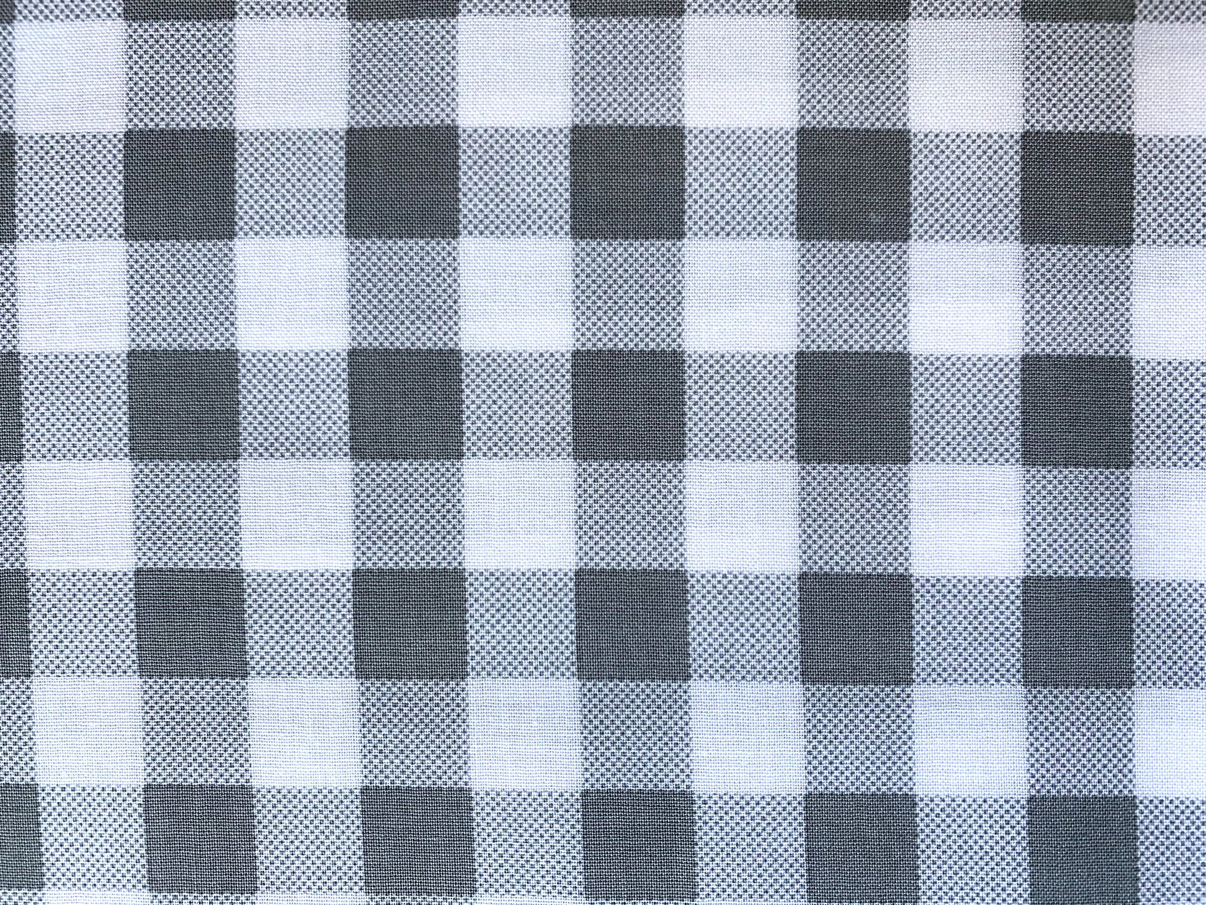 Mainstays 100% Cotton Grey Buffalo Plaid, Quilt Crafts Fabric Cut By ...