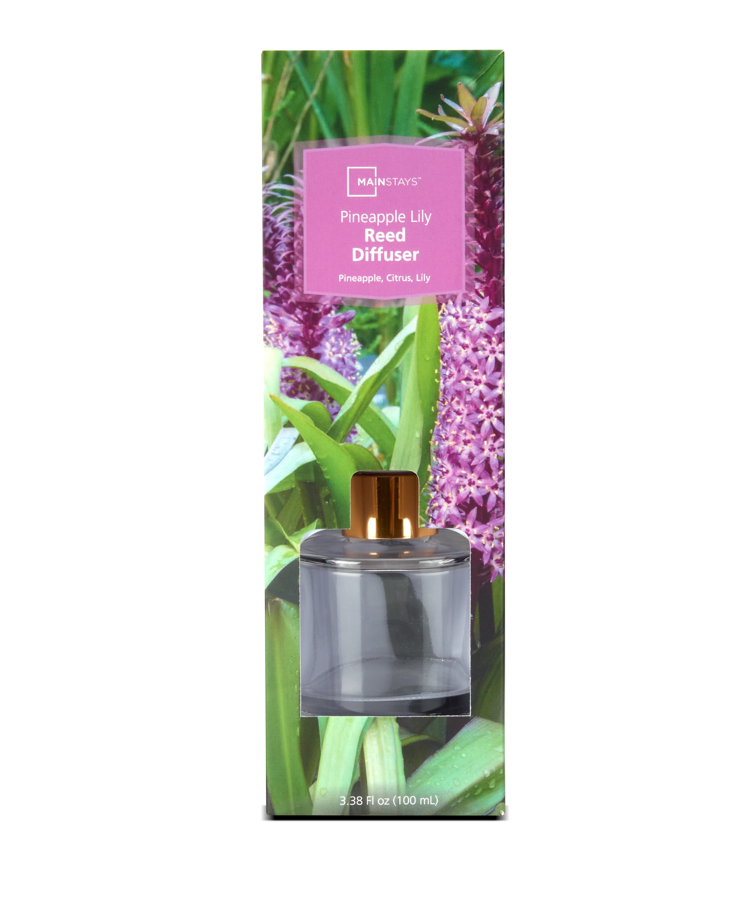 Mainstays 100ml Reed Diffuser - Pineapple Lily Scent - Walmart.com