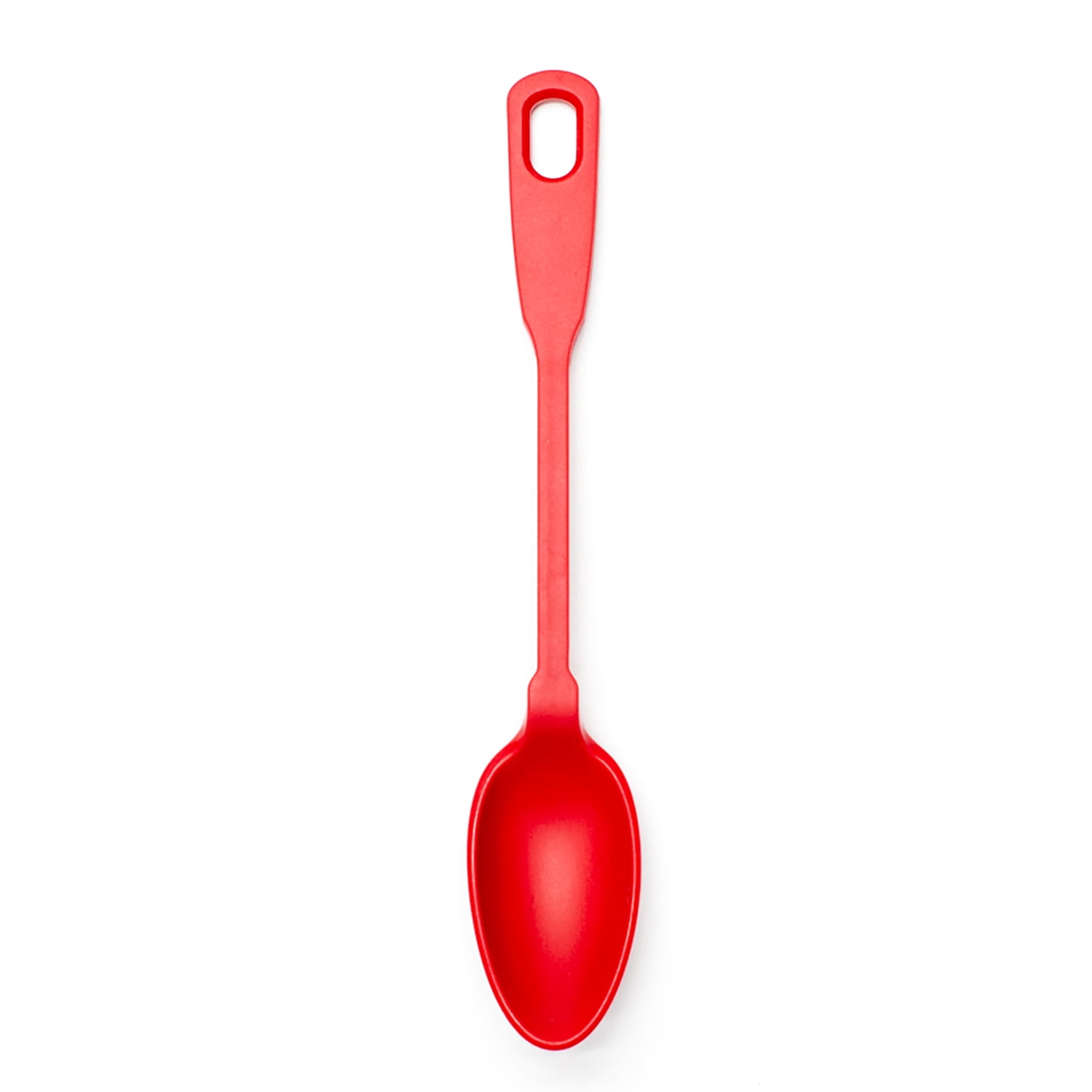 Mainstays 10in Red Silicone Spoon - Heat Resistant, BPA Free ...