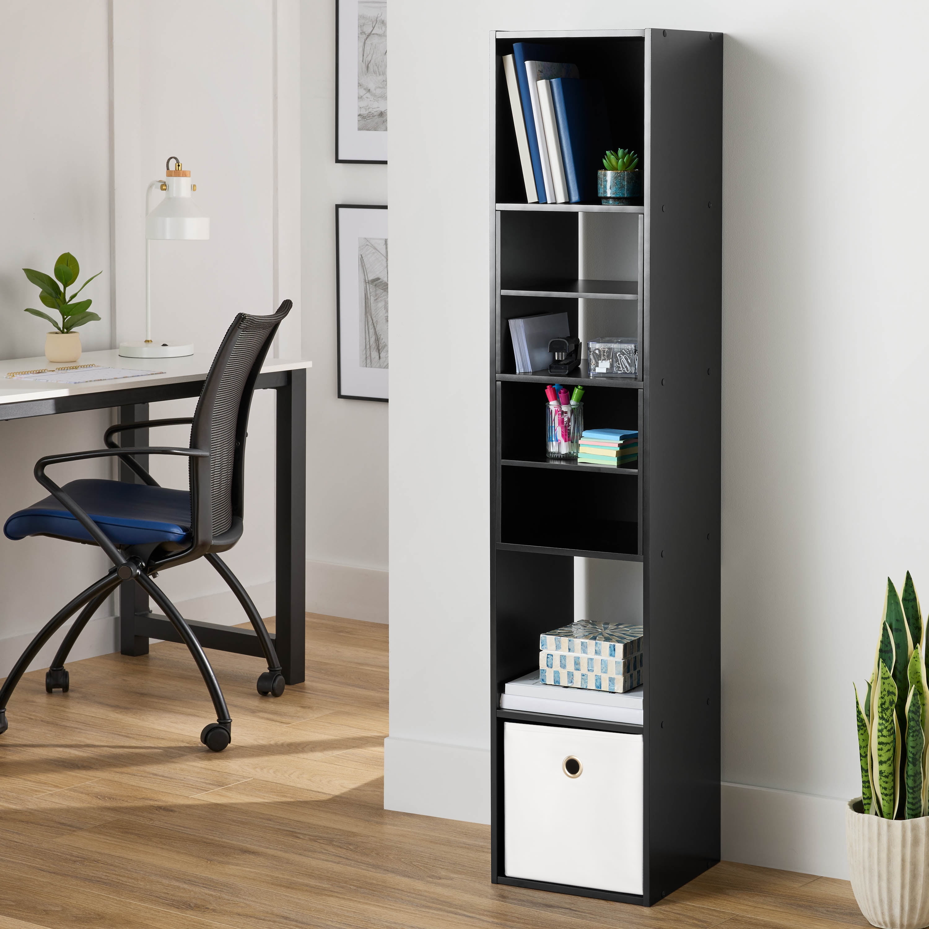 Mainstays 5 Cube Vertical Storage Organizer, Black - Walmart.com