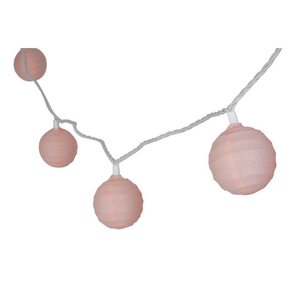 Mainstays 11'6" Paper Lantern String Lights 10-Bulbs - Walmart.com