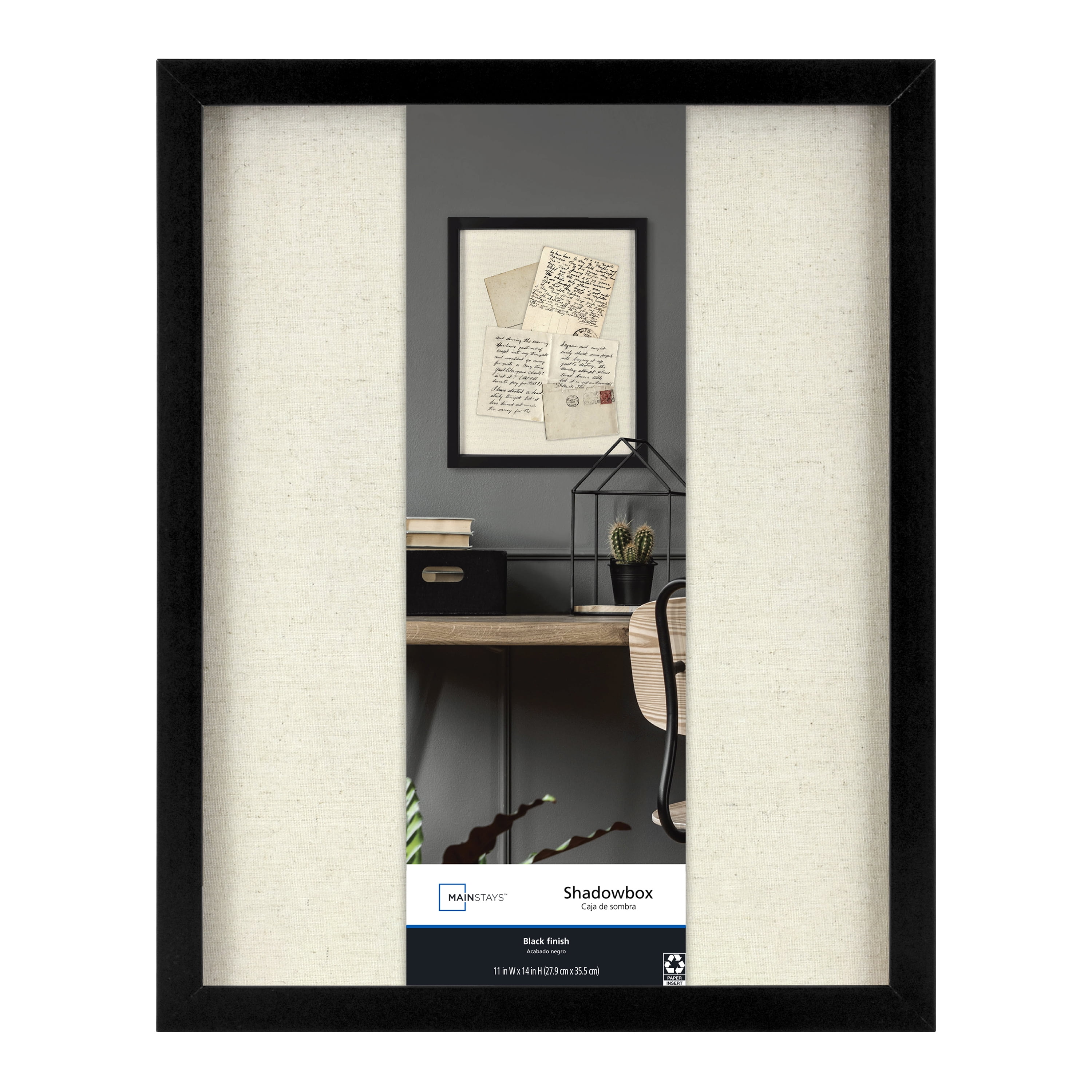 Mainstays 11" x 14" Shadowbox Picture Frames (Multiple Colors ...