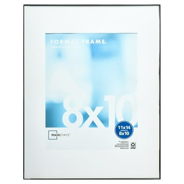 Americanflat 8.5x14 Picture Frame in Black - Composite Wood with ...