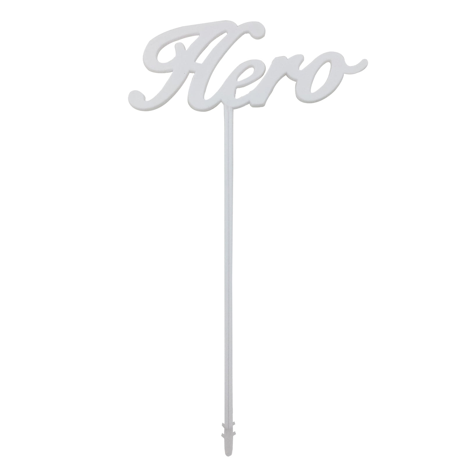 Mainstays 12.75in Hero wording Plaques & Signs, White Color. - Walmart.com