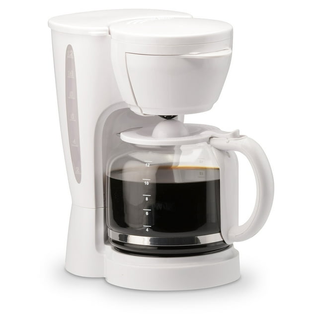 Mainstays 12-Cup Coffee Maker, White, New, Model - Walmart.com
