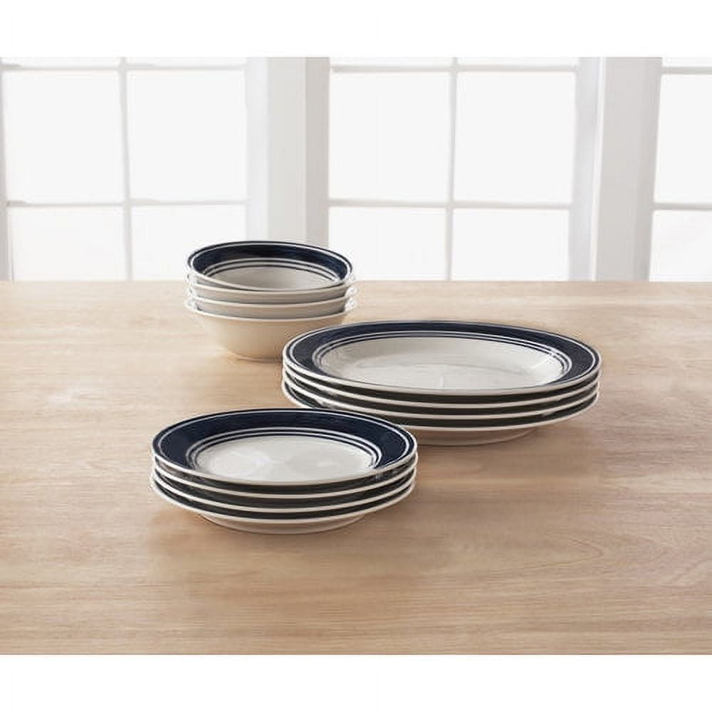 Mainstays 12 Pc Dinnerware Set - Plates, Dishes, Kitchen, Dinner ...