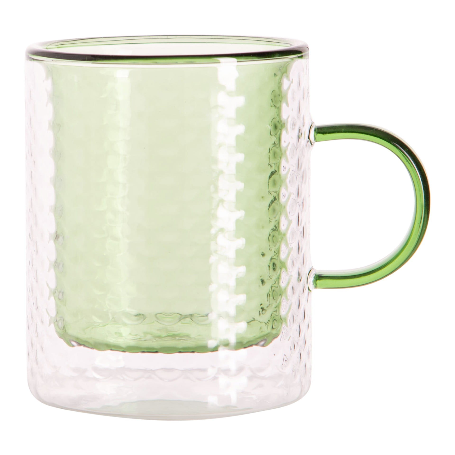 Mainstays 12 oz Sage Double Wall Coffee Mug - Glass - Walmart.com