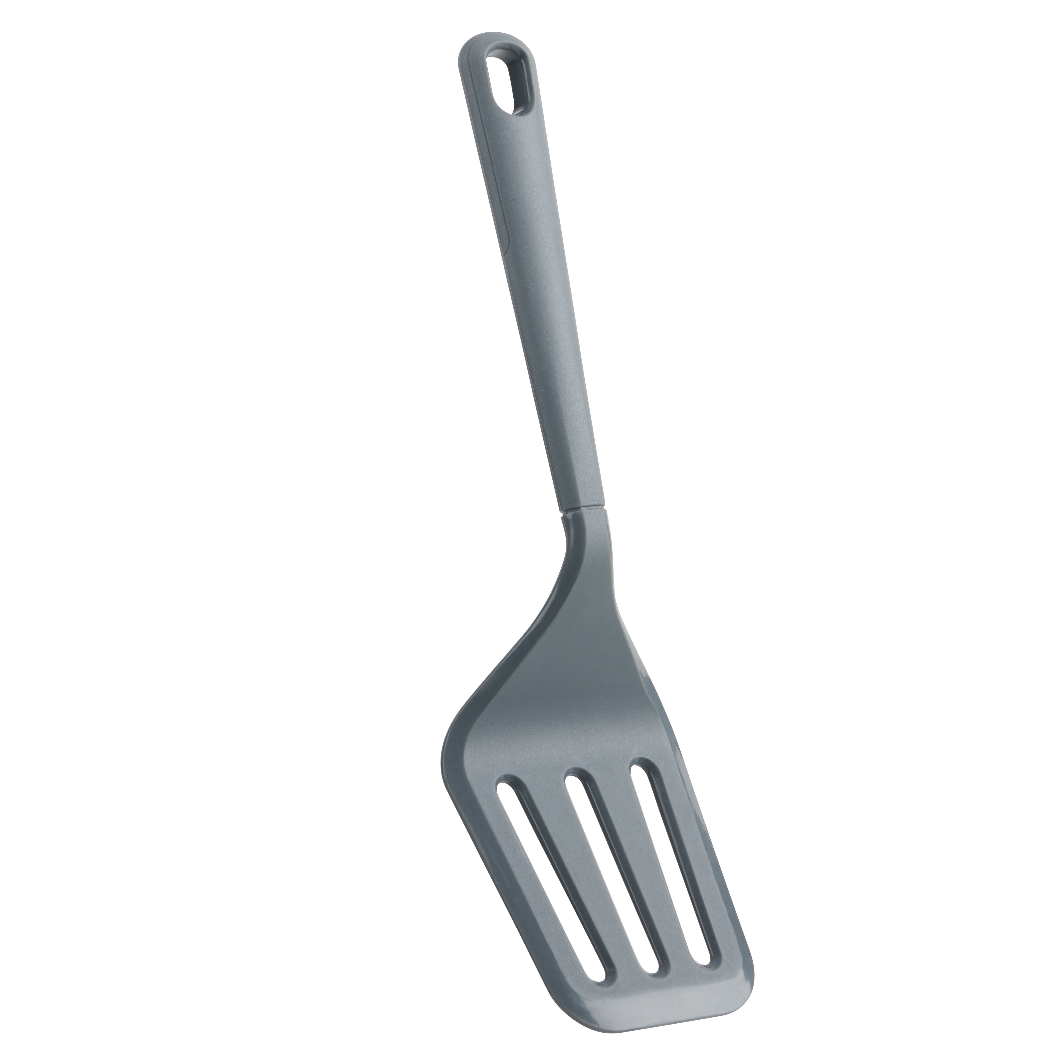 Mainstays 12in Silicone Slotted Spatula Turner, Gray - Walmart.com