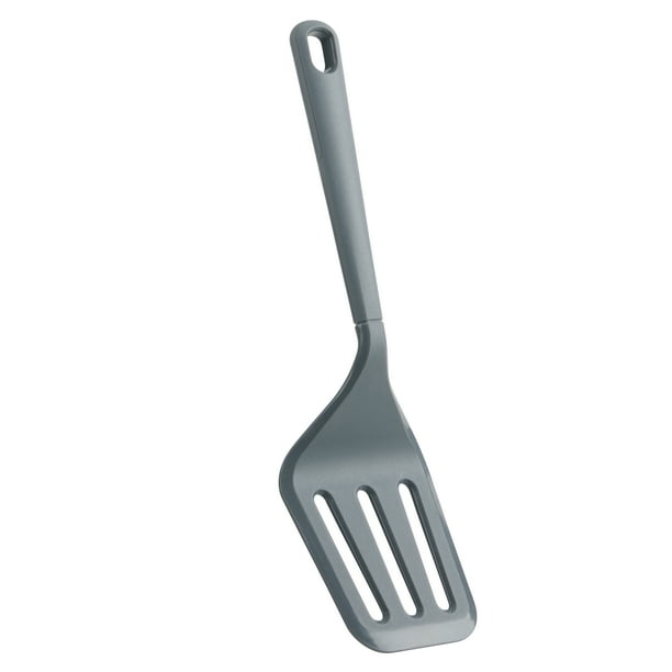 Mainstays 12in Silicone Slotted Spatula Turner, Gray - Walmart.com