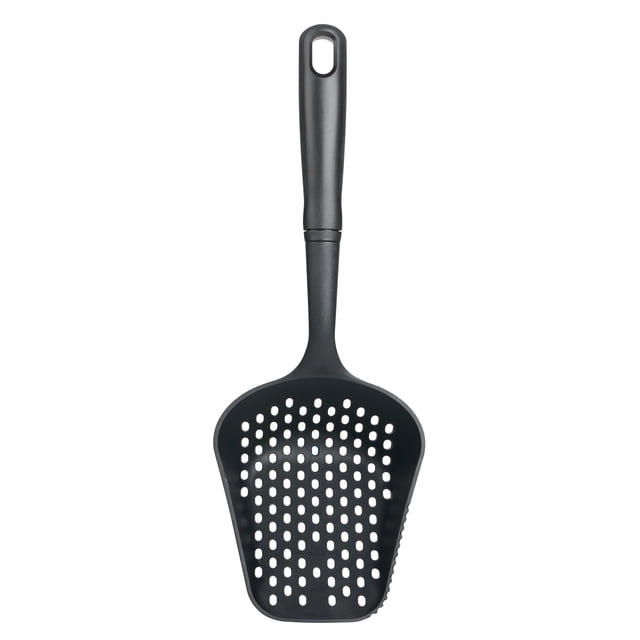 Mainstays 13.8in Nylon Scoop Strainer, Black - Walmart Business Supplies