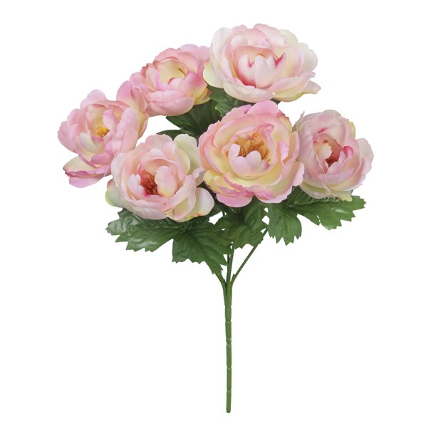 Mainstays 13" Artificial Silk Pink Peony Spring Pick - Walmart Business ...