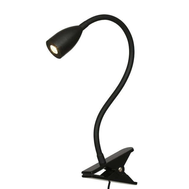 Mainstays 13 Inch Dimmable USB LED Clip Lamp with Flexible Gooseneck ...