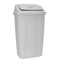 Mainstays Kitchen Trash Can, 13 Gallon, Plastic Swing Top Garbage Bin ...